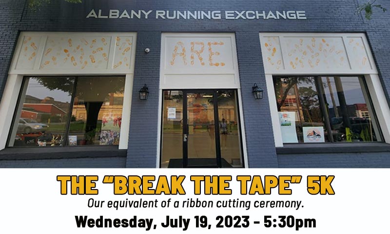 Break the Tape 5K Registration Page